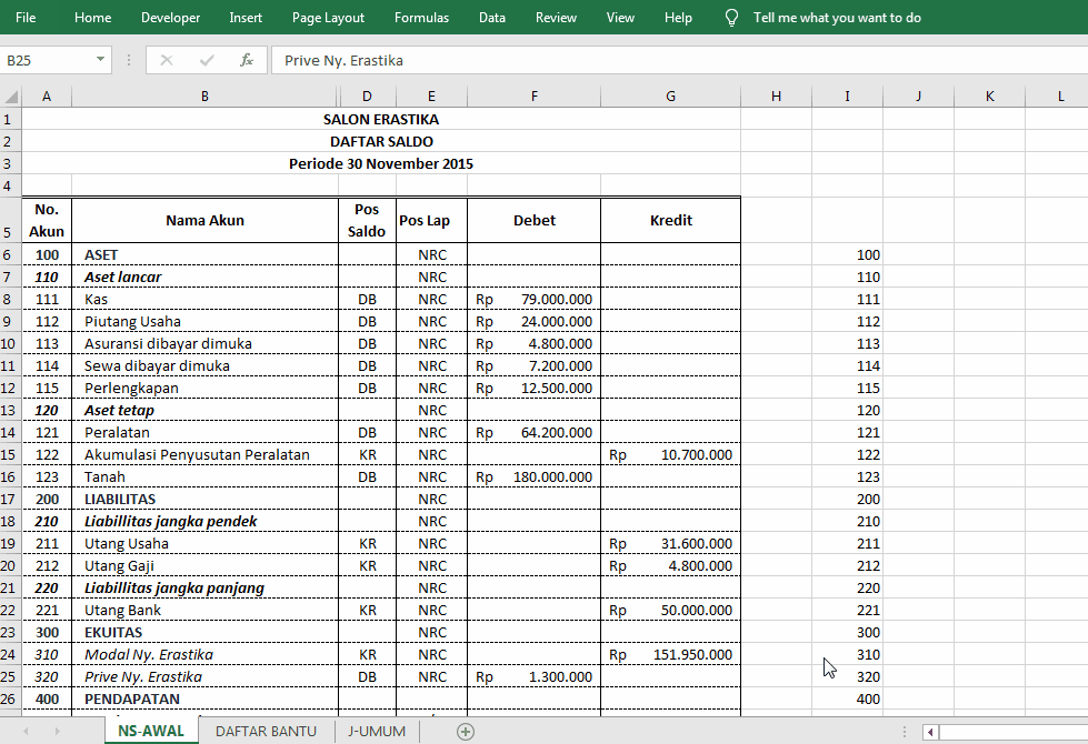 Accounting Corner: KD 11-3 Tahap Pembuatan Form Aplikasi Jurnal Umum