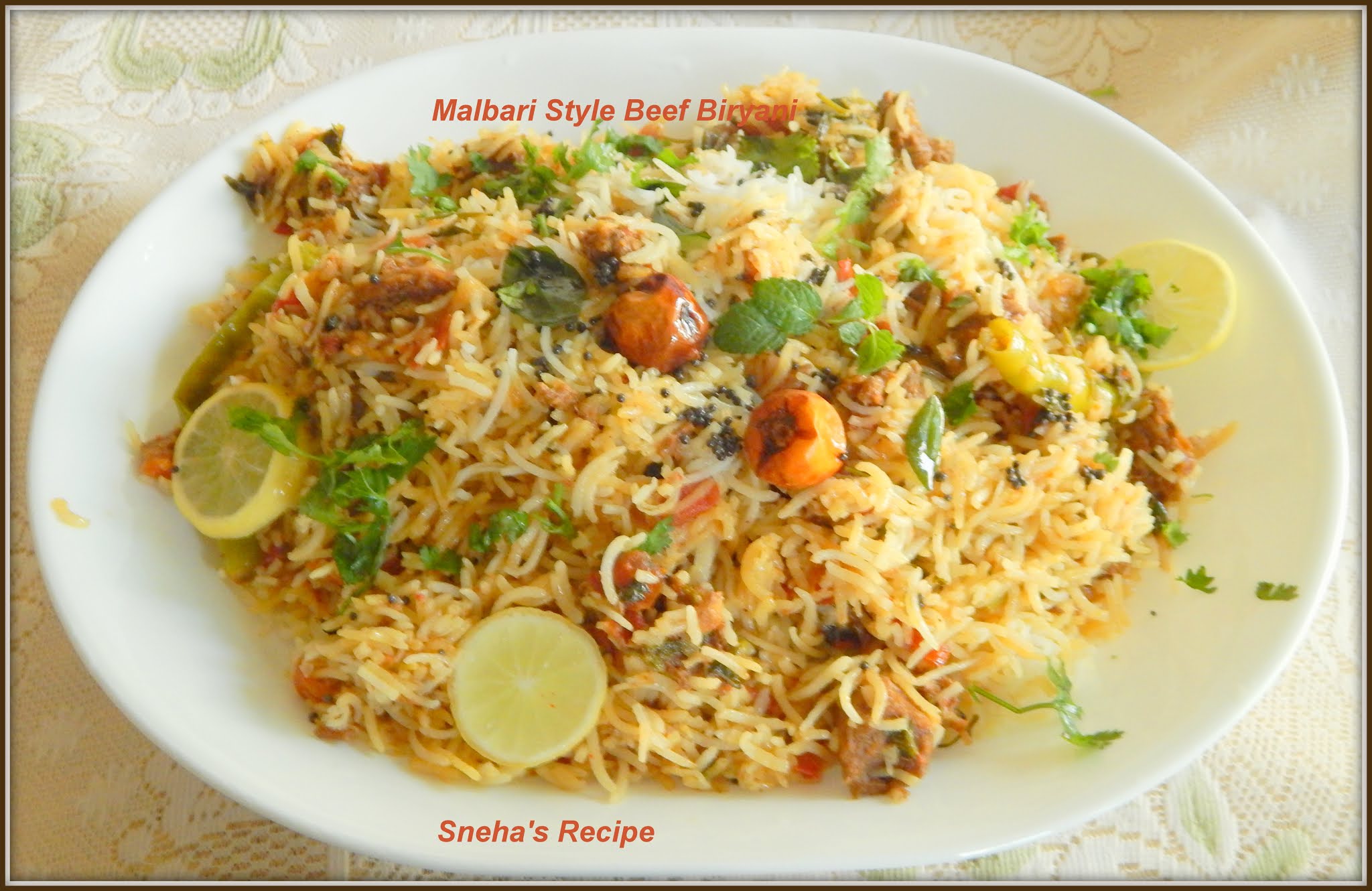 Malbari Style Beef Biryani With Cucumber Boondi Raita#SundayFunday ...