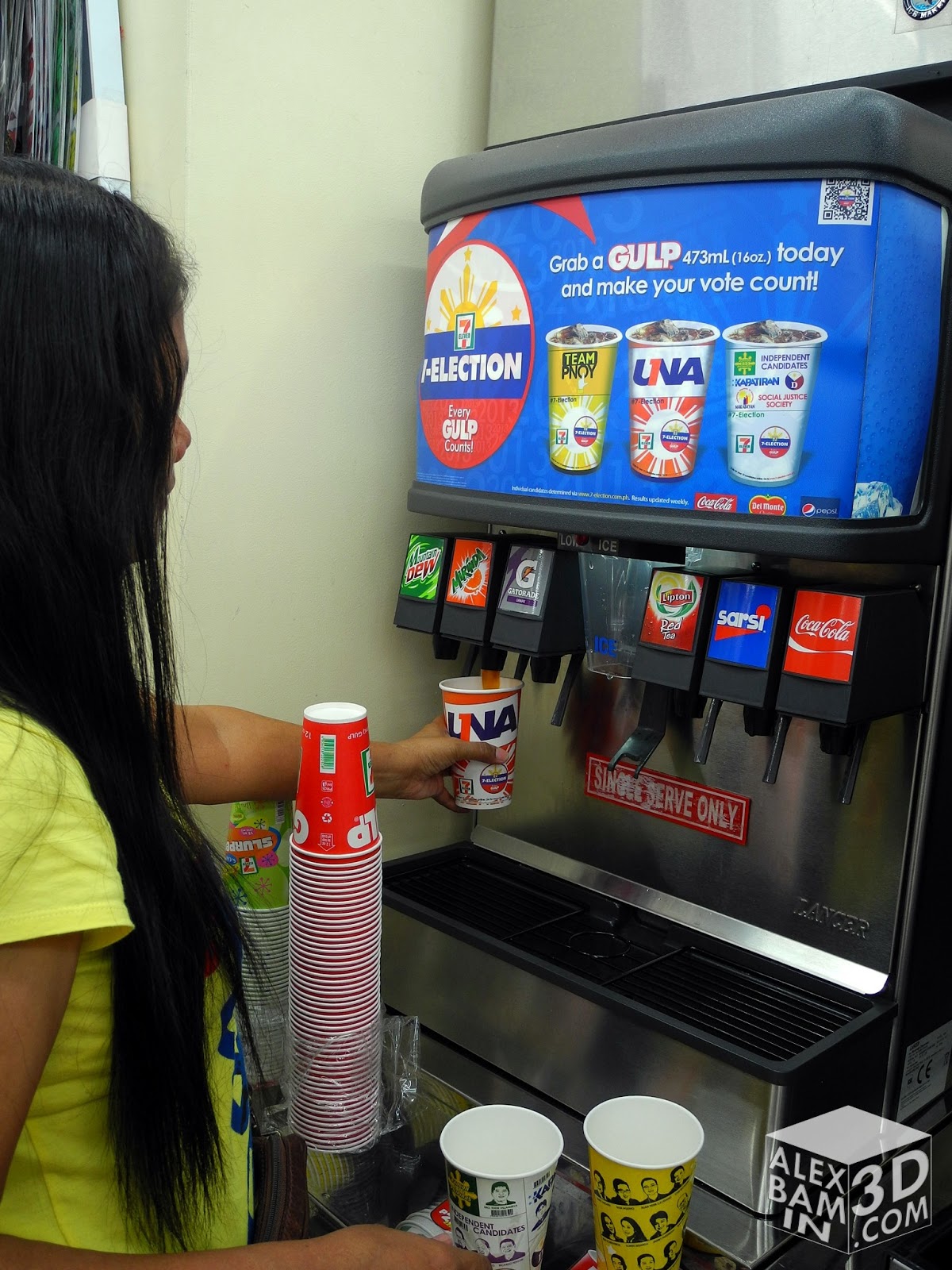 Every Gulp Counts at 7-Election! | AlexBamin3D