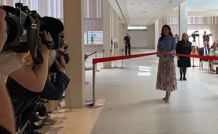 Crown Princess Mary opened additional service building of Herlev Hospital