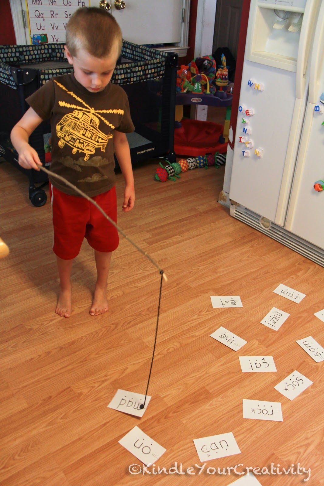 Kindle Your Creativity: Fishing for Flashcards