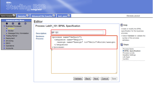 All About Stuff: Sterling B2B Integrator beginners series - Lab01 BPs 101
