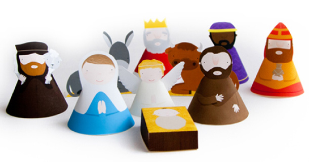 Passatempo da Ana: Paper Toy :Presépio