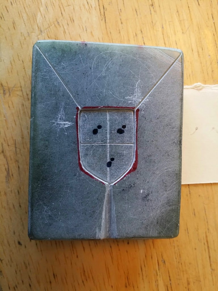 Ercc Glaison: Pewter Casting Heraldic Token Completed