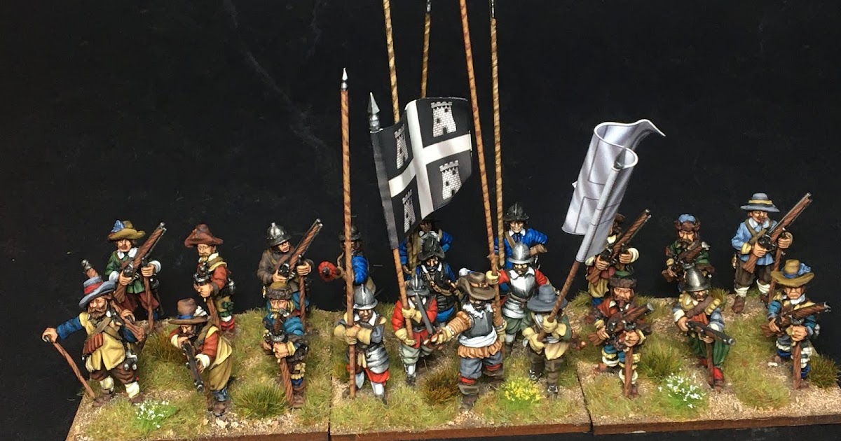 Spanish Lead Painting: another 30 Years War French regiment Turenne (28mm)