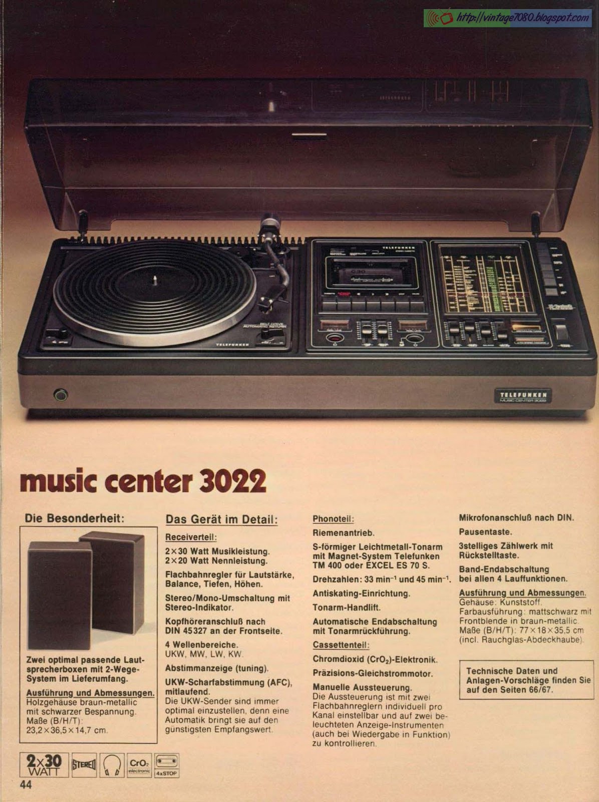 Vintage 70 80: Telefunken 12 - Catálogo 1979-1980