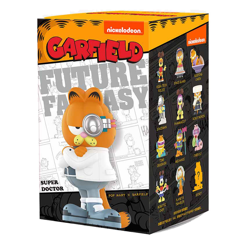 Pop Mart Robotic Chef Licensed Series Garfield Future Fantasy Series ...