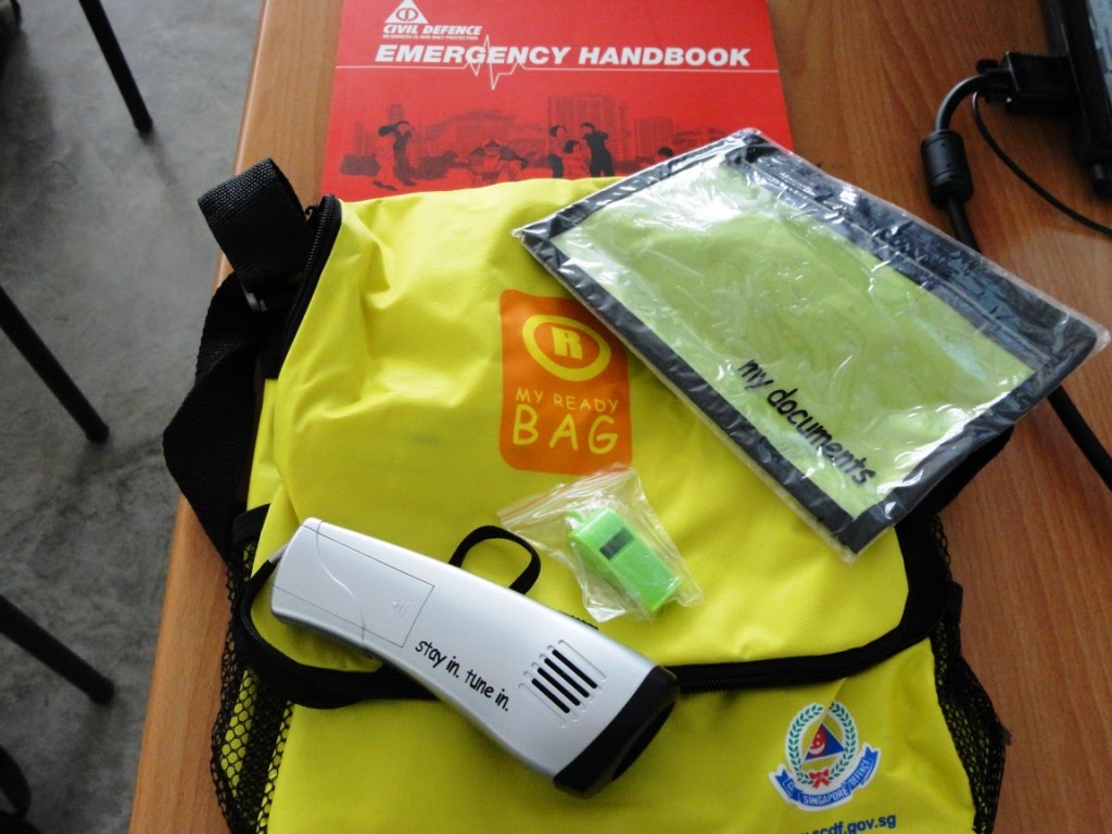 ONE @ Hua Yi: The SCDF Ready Bag