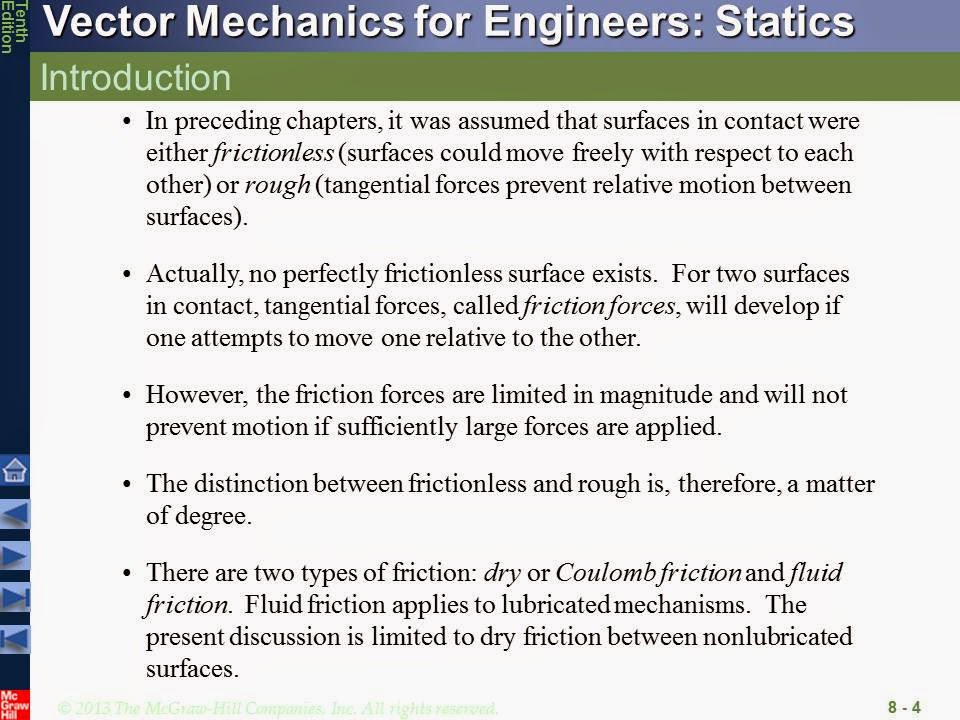 ENGR Mechanics: Statics: Chapter 8 - Friction! 8.1 - 8.4, Dry Friction ...