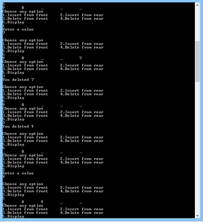 Dequeue | Data Structure | C Program