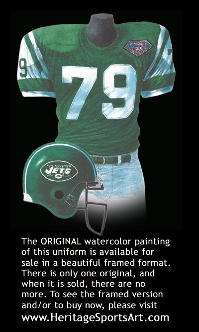 New York Jets Uniform and Team History | Heritage Uniforms and Jerseys ...