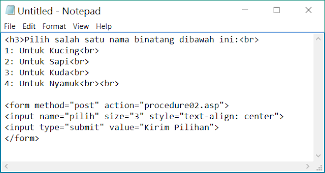 Inilah Cara Untuk Membuat Procedure Yang Dilengkapi Argumen Pada ...