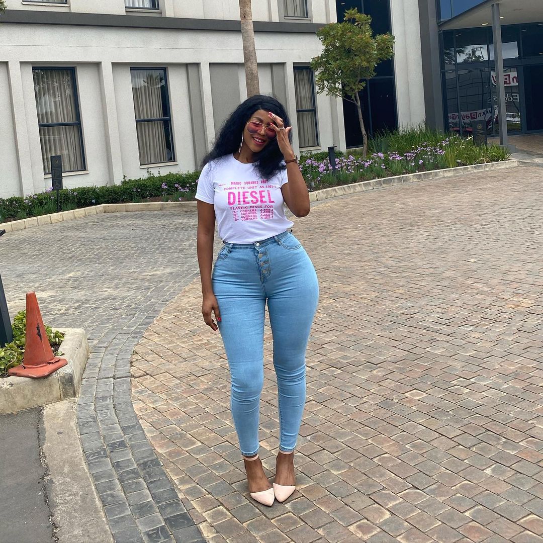 Pictures of Asanda Foji standing tall