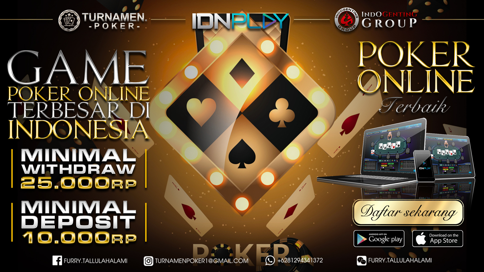 Turnamen Poker Online : Daftar Situs Agen Judi Game Poker Online Indonesia Terpercaya