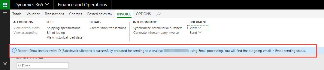 Inside Microsoft Dynamics AX: Email invoices using built-in email processing in D365FO