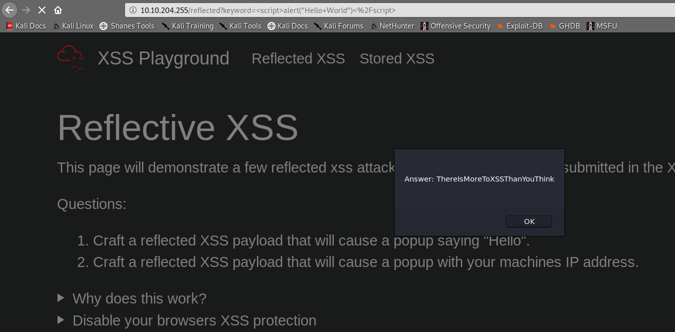 TryHackMe OWASP Top 10 XSS Playground Lite Walkthrough | Hacking Truth.in