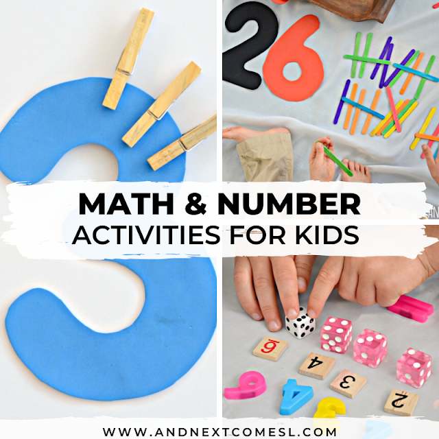 100+ Awesome Number & Math Activities for Kids | And Next Comes L ...