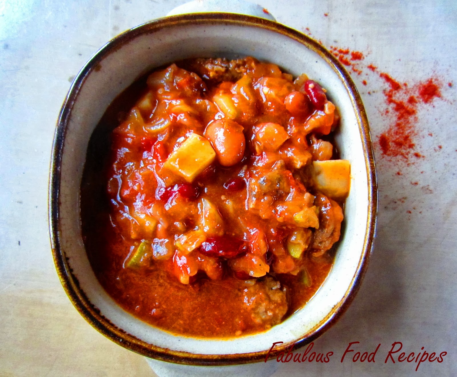 Fabulous Food Recipes: Boerewors and Bean Soup