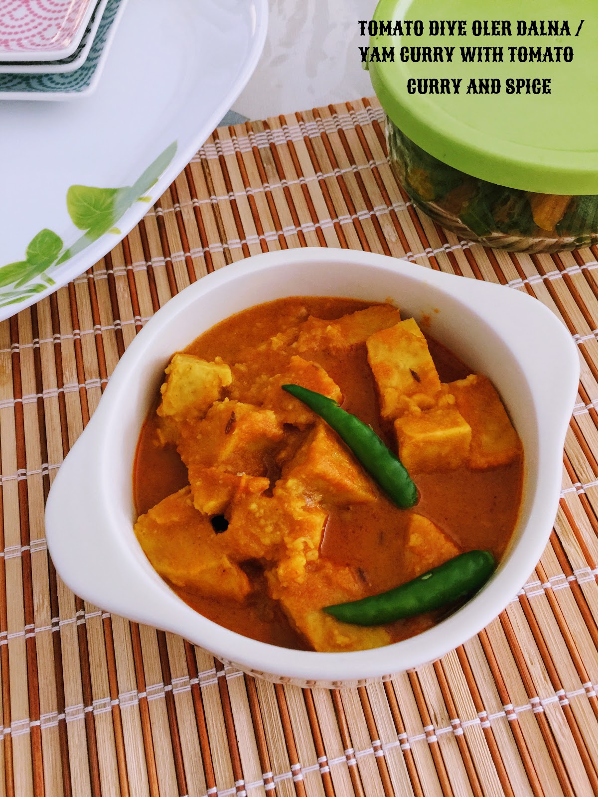 CURRY AND SPICE: YAM CURRY / OLER DALNA