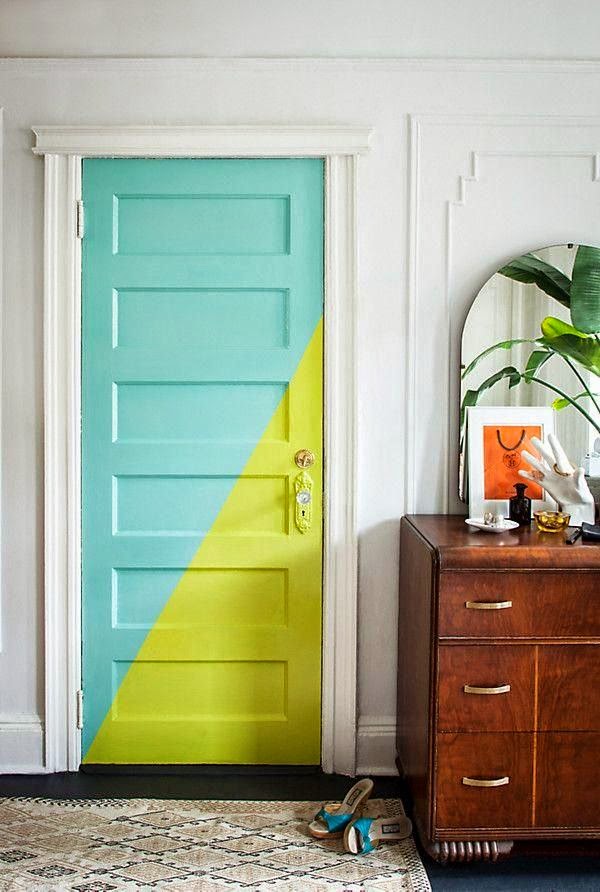 La Maison Boheme: Neon Painted Doors