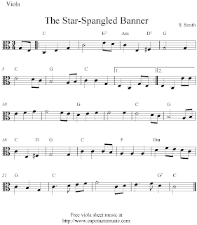 Easy Sheet Music For Beginners: Free viola sheet music, The Star ...