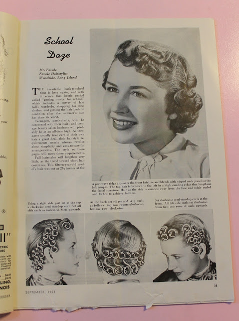 6 Pin Curl Setting and Styling Patterns from the 1950s / Va-Voom ...
