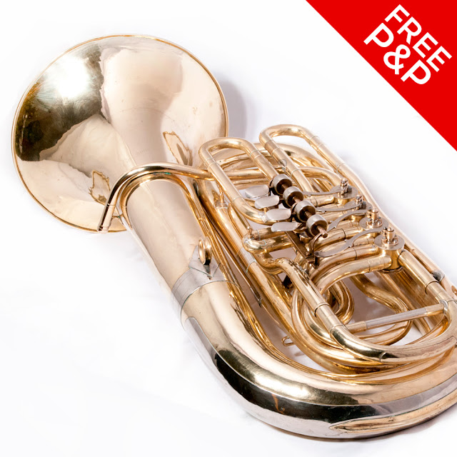 Rotary Valve Tuba in Bb by Josef Lidl - 4V - LBB 701 | Brassmaniac.com