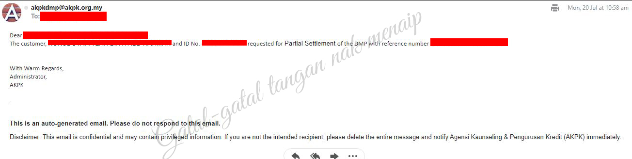 ~Gatal-gatal Tangan Nak Menaip~: AKPK: Tamatkan perkhidmatan