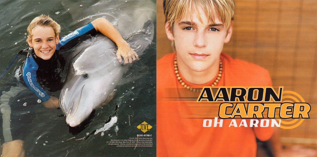 Encarte: Aaron Carter - Oh Aaron - Encartes Pop