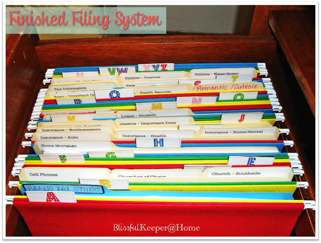 Blissful Keeper at Home: OperationOrganize: Paper Filing System