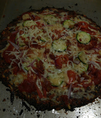 This Stitcher's Gotta Eat!!!! PURPLE Cauliflower Pizza Crust Recipe