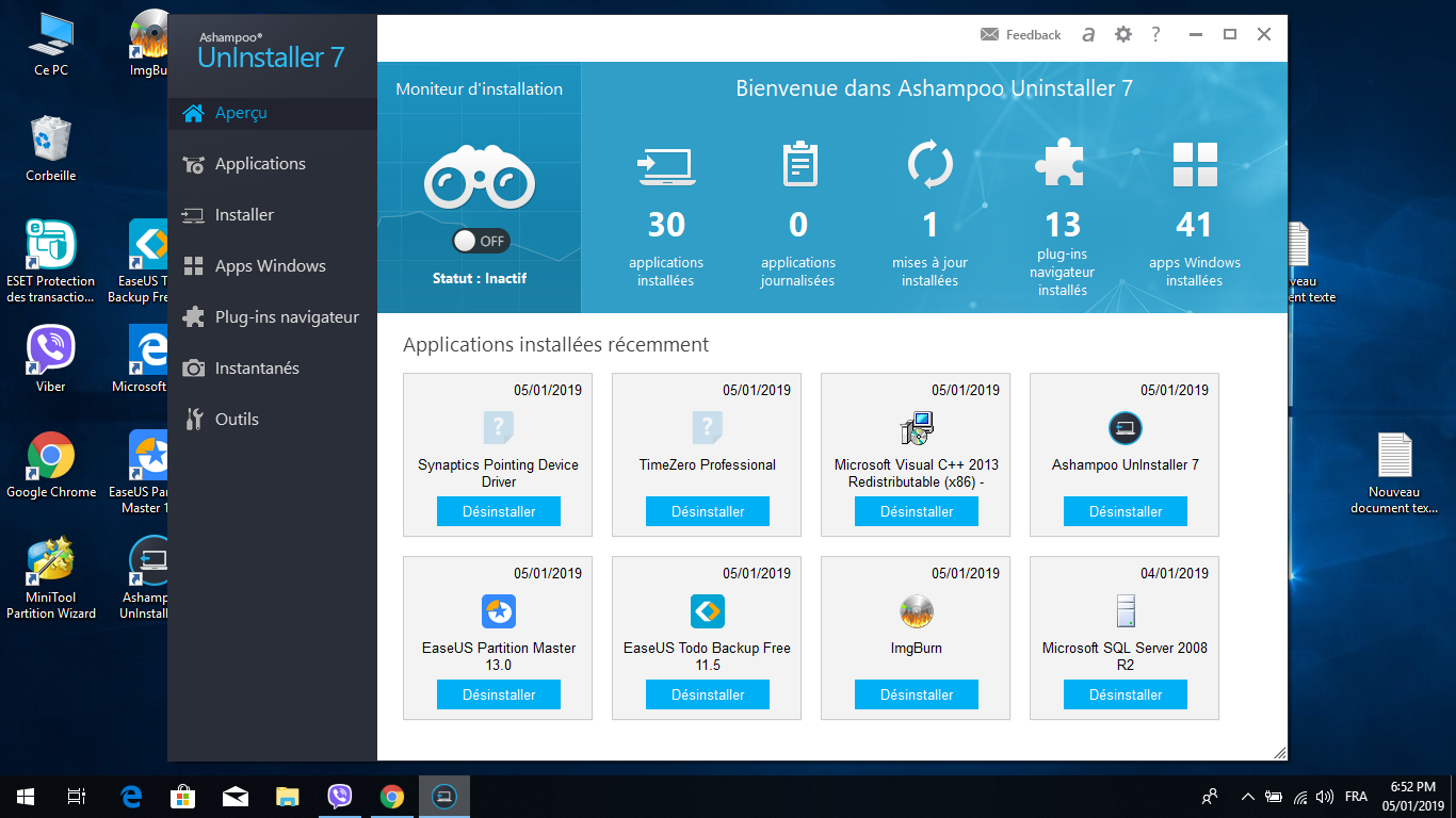 Ashampoo Uninstaller 7 - licence gratuite - txt