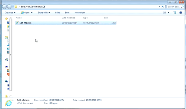 MSHTML Engine RCE - CVE-2019-0541 MSHTML Engine RCE - CVE-2019-0541
