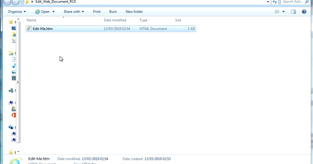 MSHTML Engine RCE - CVE-2019-0541 MSHTML Engine RCE - CVE-2019-0541