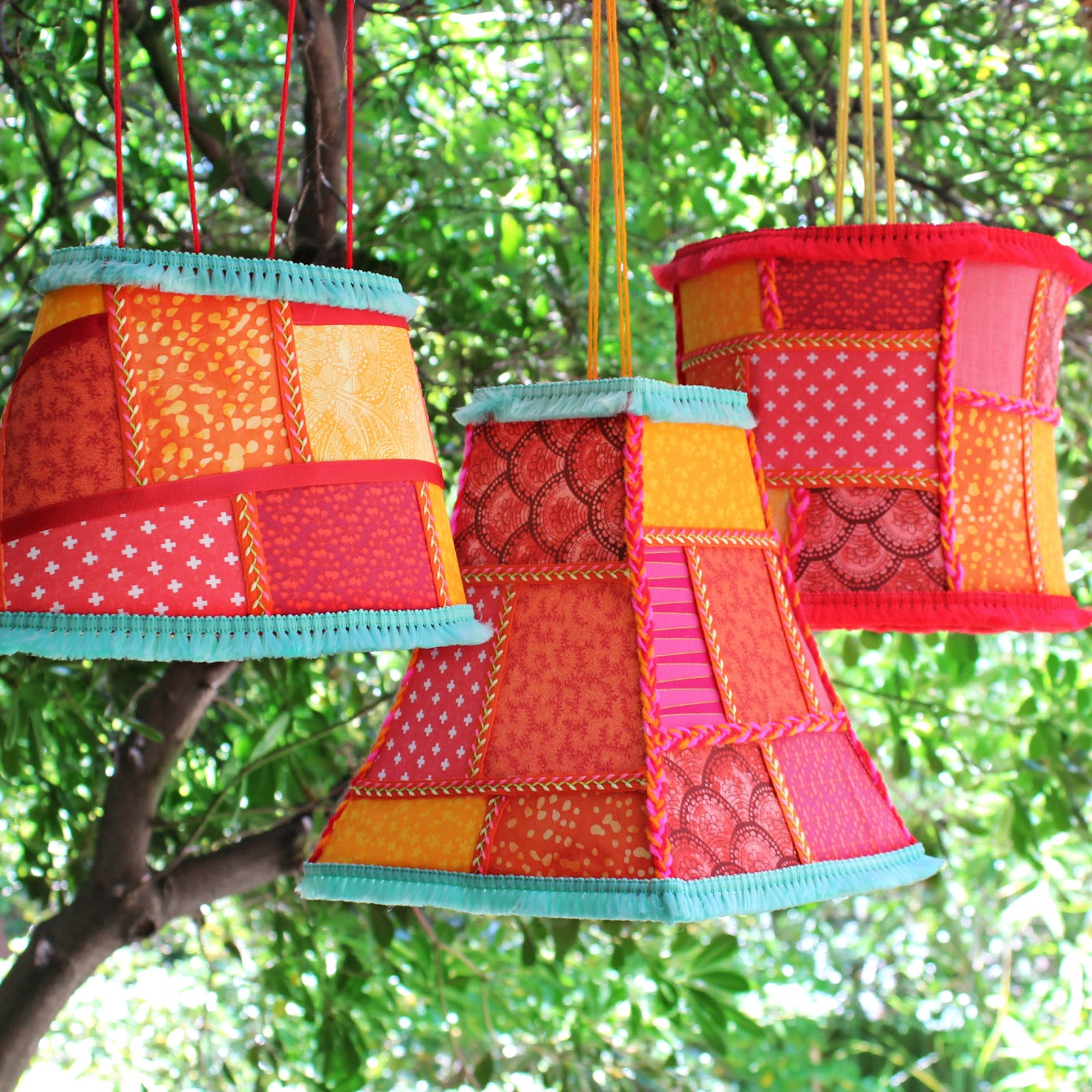 Mark Montano: Patchwork Boho Lampshades