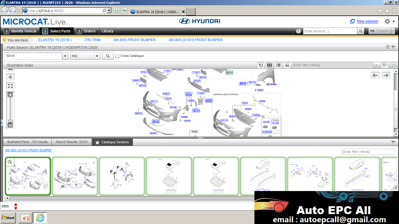 Microcat V6 Hyundai Parts Catalog 08/2021