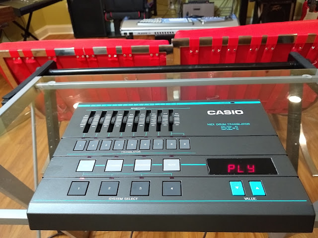 MATRIXSYNTH: Casio DZ-1 Midi Drum Translator Dark Grey