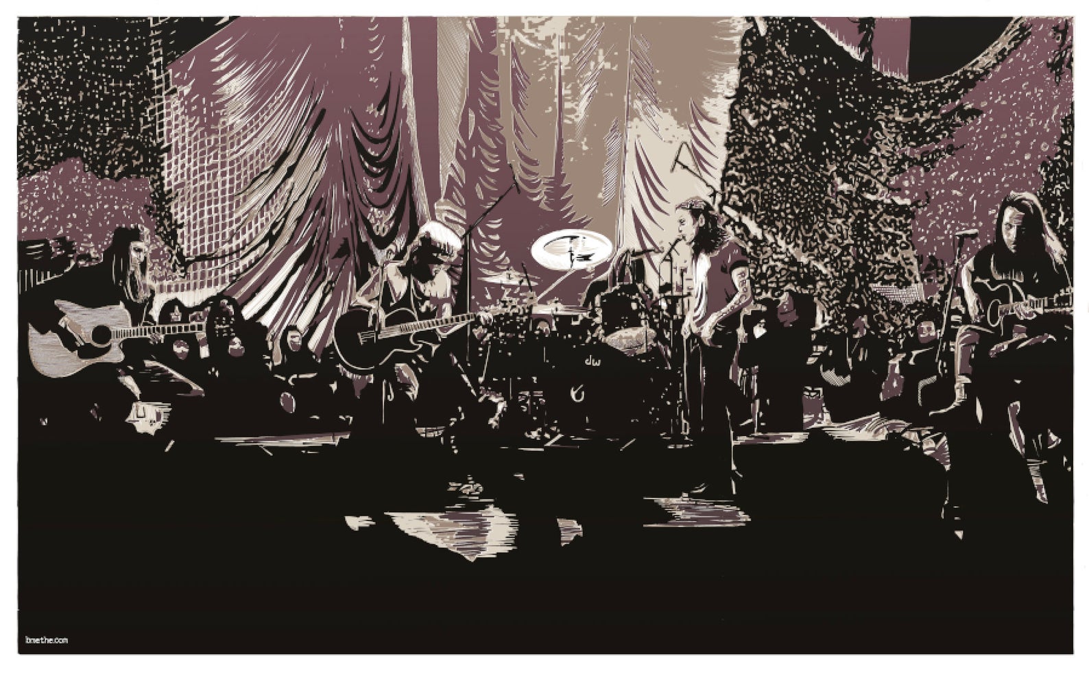 INSIDE THE ROCK POSTER FRAME BLOG: Brian Methe It Didn't Feel Like a TV ...