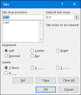 Information technology : Ruler in MS Word and its uses