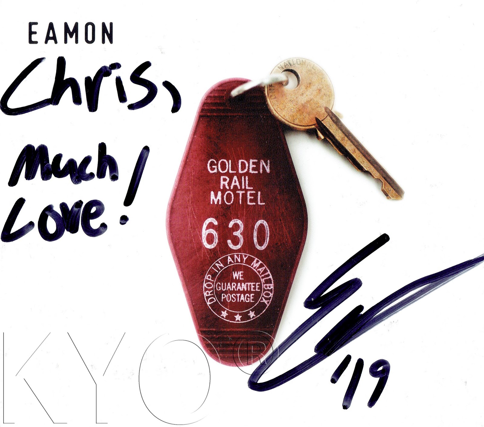 Chris Autographs: Eamon