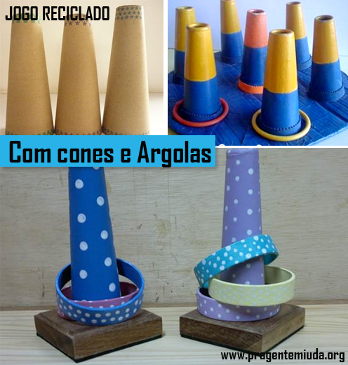 Como fazer um jogo de argolas reciclado | Pra Gente Miúda