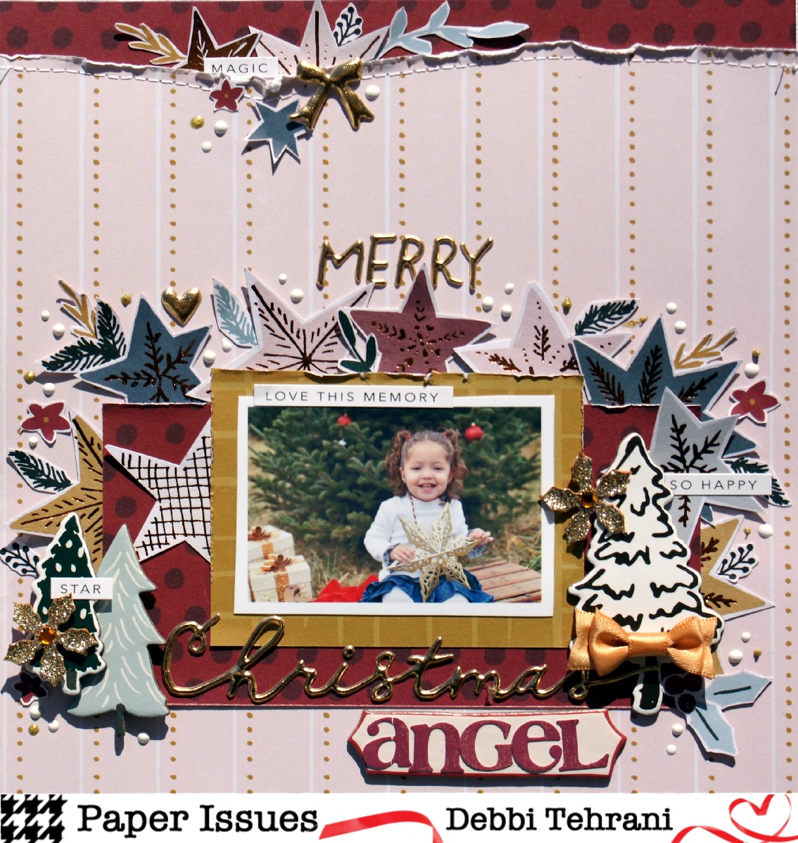 Little Scraps of Magic: Christmas Angel | Paper Issues Scraplift Sunday