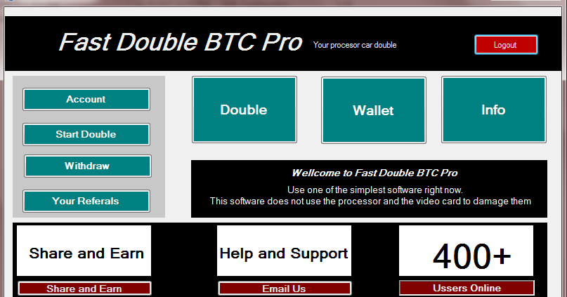 Fast Double BTC Pro