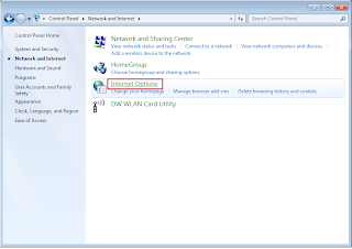 How To Access Internet Properties in Windows 7 Computer