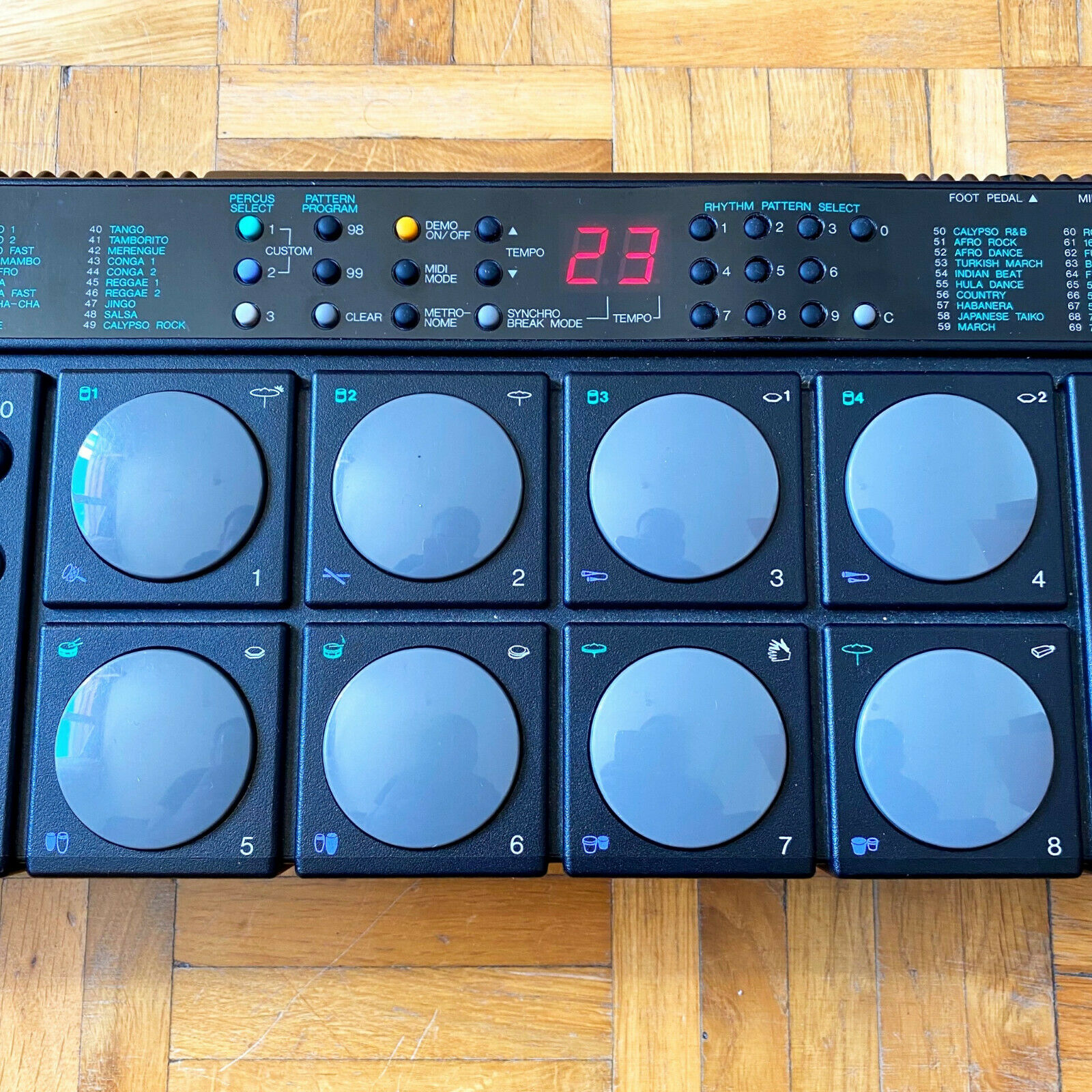 MATRIXSYNTH: Yamaha DD-10 Vintage Drum Machine (Japan,1988) SN 014712