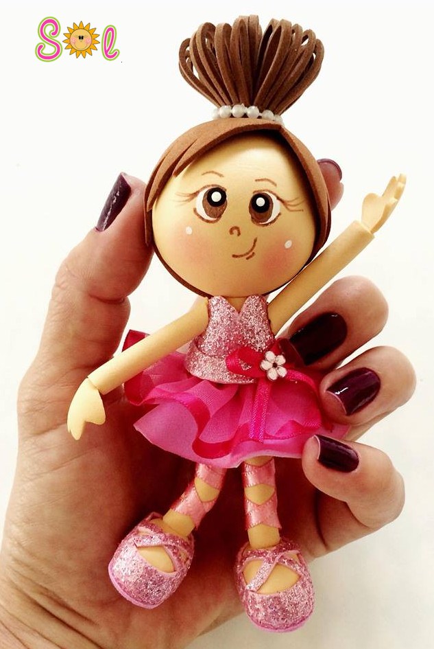 Sol... Artes em EVA: Mini Fofucha...