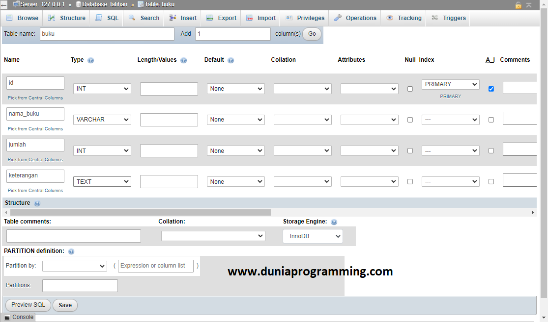 Cara Membuat Database MySQL di localhost/phpmyadmin - Dunia Programming