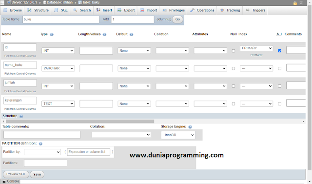 Cara Membuat Database MySQL di localhost/phpmyadmin - Dunia Programming