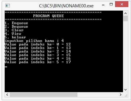 PENGERTIAN QUEUE DALAM BAHASA C++ ~ BLOG TEKNOLOGI