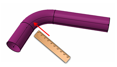 CATIA V5: Measuring a bend radius